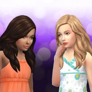 Sporty Twin Tails at SimLaughLove » Sims 4 Updates