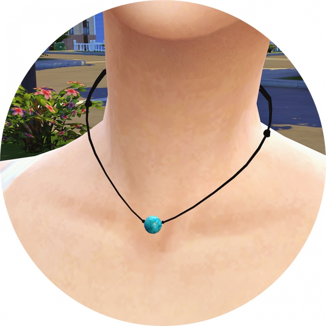 Simple Necklace v3 Round Bead at Marigold » Sims 4 Updates