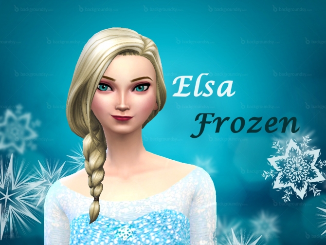 Elsa from Frozen by Niharika.Basu at Mod The Sims » Sims 4 Updates