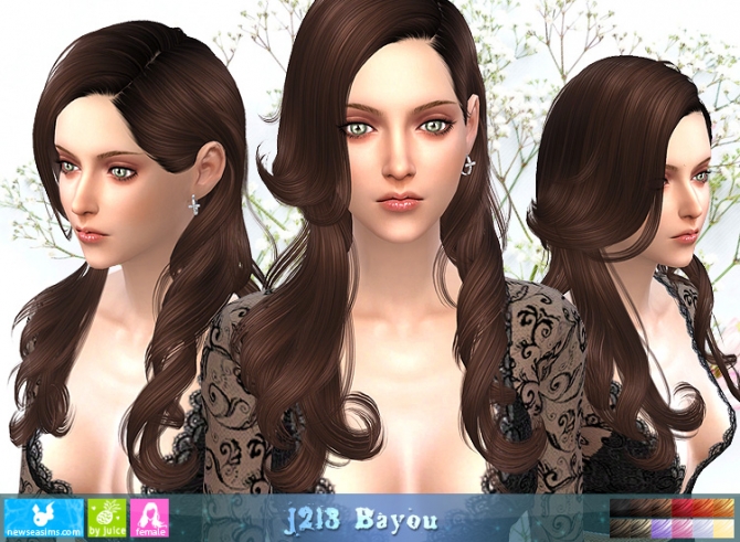 J213 Bayou hair (PAY) at Newsea Sims 4 » Sims 4 Updates