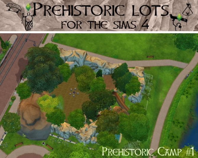 PREHISTORIC LOTS at Historical Sims Life » Sims 4 Updates