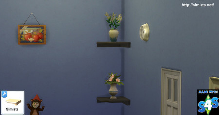 Corner Shelf at Simista » Sims 4 Updates