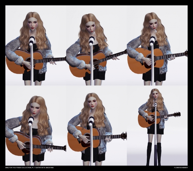 SING FOR YOU Poses collection, pt.1: Guitar Sets at Flower Chamber ...