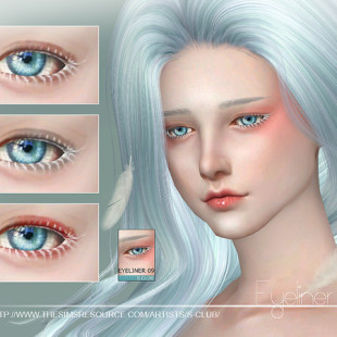 Norah Eyeliner + Lashes N81 by Pralinesims at TSR » Sims 4 Updates