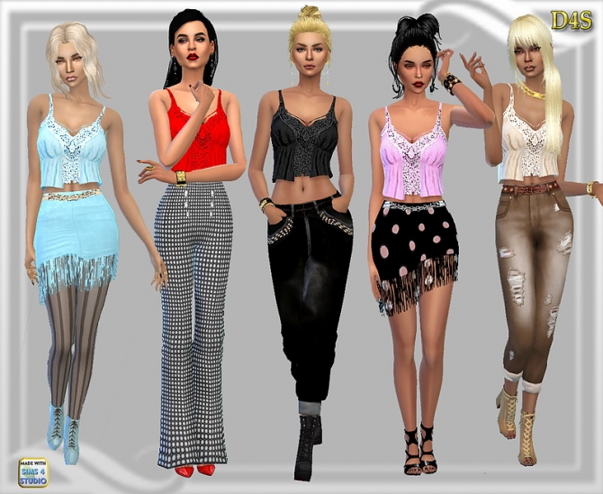 Short spring top at Dreaming 4 Sims » Sims 4 Updates
