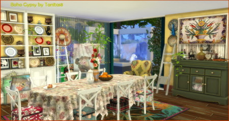 Boho Gypsy lot at Tanitas8 Sims » Sims 4 Updates