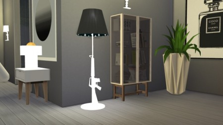 Lounge Gun Lamp by Flos at Meinkatz Creations » Sims 4 Updates
