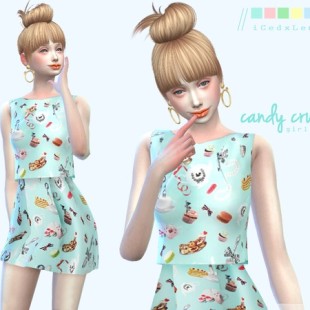 Chloe Top at Leo Sims » Sims 4 Updates