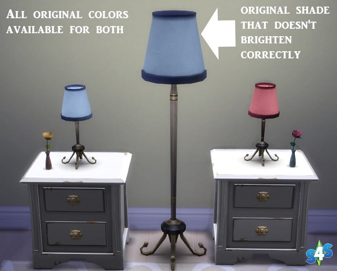 Floor and table lamp at Sims 4 Studio » Sims 4 Updates