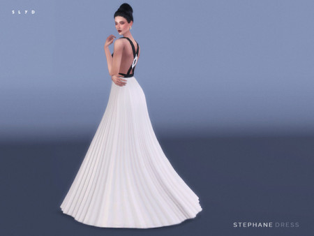 Stephane Dress by SLYD at TSR » Sims 4 Updates