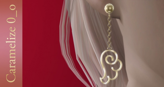 Angel Wing Earrings at Caramelize » Sims 4 Updates