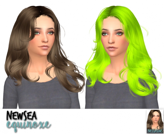 Newsea equinoxe + soledad + voyage hair retexture at Nessa Sims » Sims ...