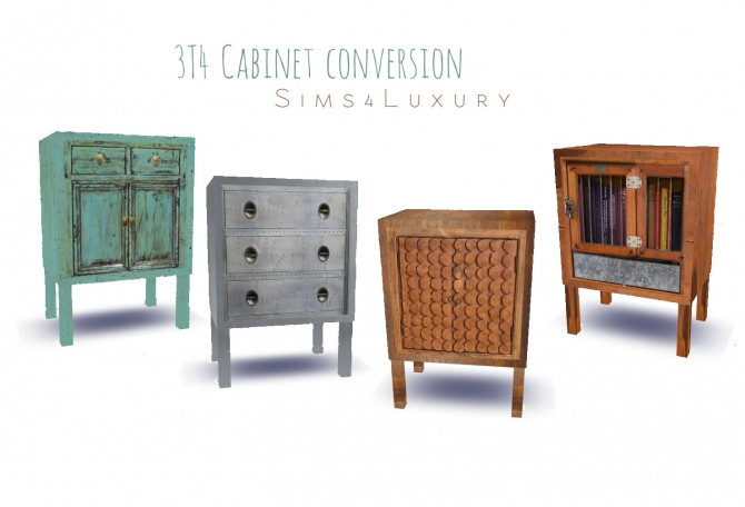 3T4 Cabinet conversion at Sims4 Luxury » Sims 4 Updates