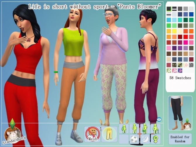 Life is short without sport (female) by Standardheld at SimsWorkshop ...