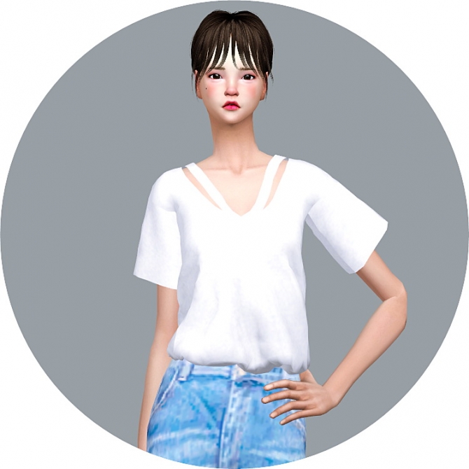 V-Line Top at Marigold » Sims 4 Updates