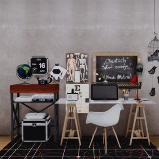 MS91 Marquee letters A-Z at Sanoy Sims » Sims 4 Updates