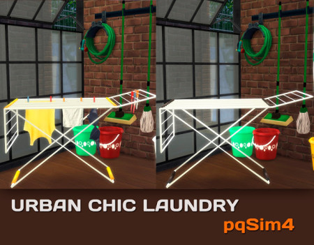 Urban Chic Laundry by Mary Jiménez at pqSims4 » Sims 4 Updates