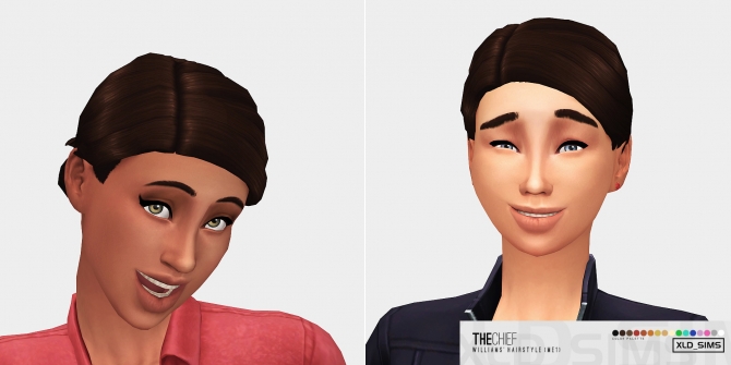 The Chief Hair by Xld_Sims at SimsWorkshop » Sims 4 Updates