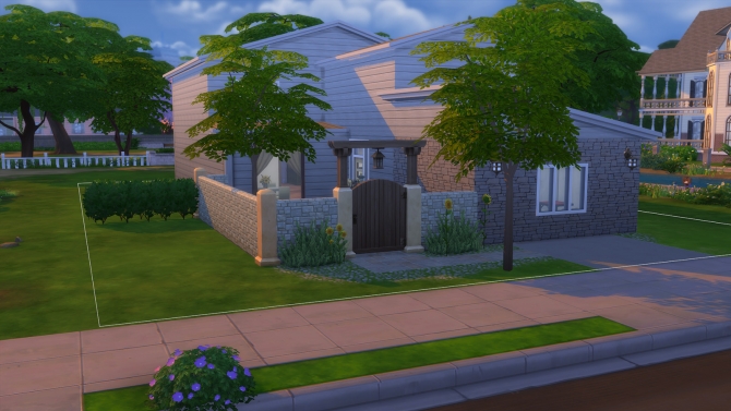 Contemporary Modern house by arwennn at Mod The Sims » Sims 4 Updates