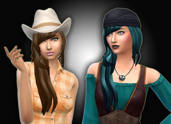 Cool Sims Hair 40 Conversion at My Stuff » Sims 4 Updates