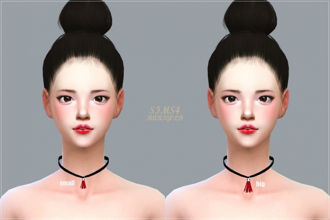 Tassel Choker at Marigold » Sims 4 Updates