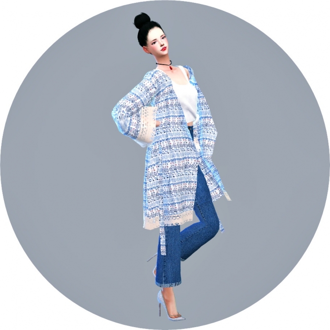 ACC Bohemian Robe at Marigold » Sims 4 Updates
