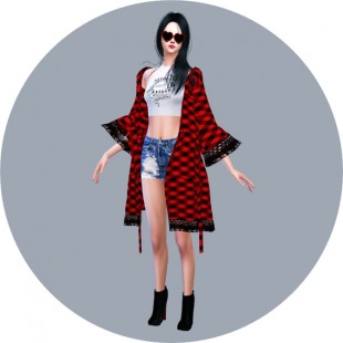 ACC Bohemian Robe at Marigold » Sims 4 Updates