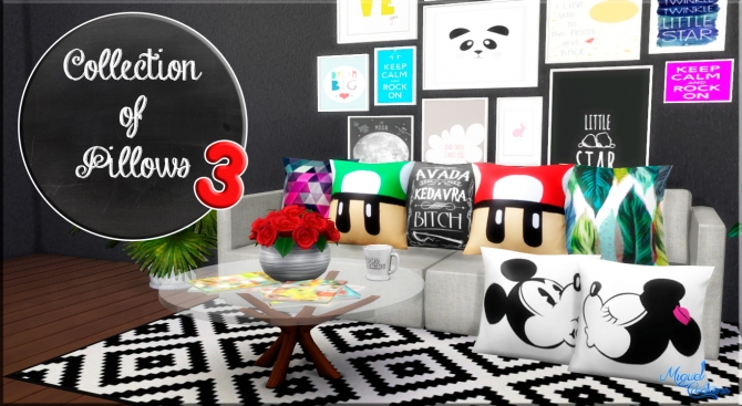 Collection of Pillows 3 at Victor Miguel » Sims 4 Updates