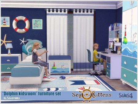Dolphin kidsroom by Severinka at TSR » Sims 4 Updates