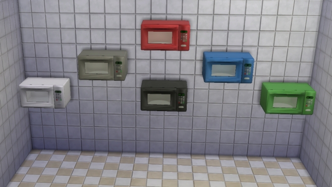 Functional Wall microwave by necrodog at Mod The Sims » Sims 4 Updates