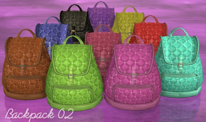 Backpacks clutter at Helen Sims » Sims 4 Updates