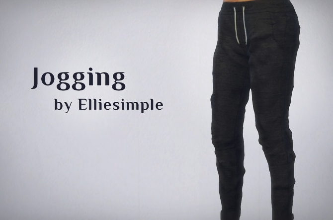 Jogging pants at Elliesimple » Sims 4 Updates