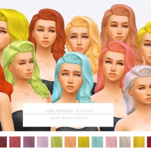 Sporty Twin Tails at SimLaughLove » Sims 4 Updates