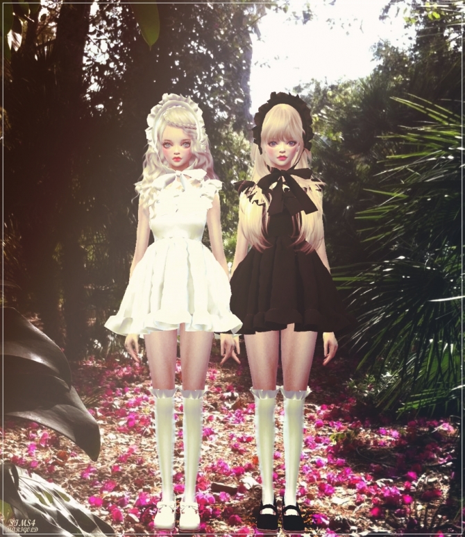Pure Doll Dress at Marigold » Sims 4 Updates