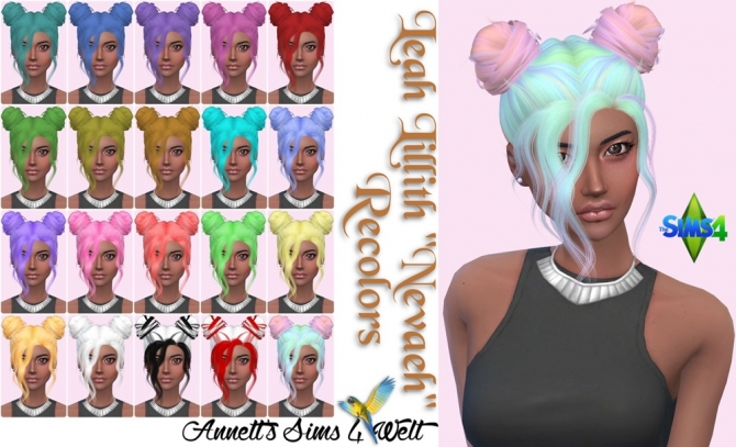 Leah Lillith Nevaeh Recolors at Annett’s Sims 4 Welt » Sims 4 Updates