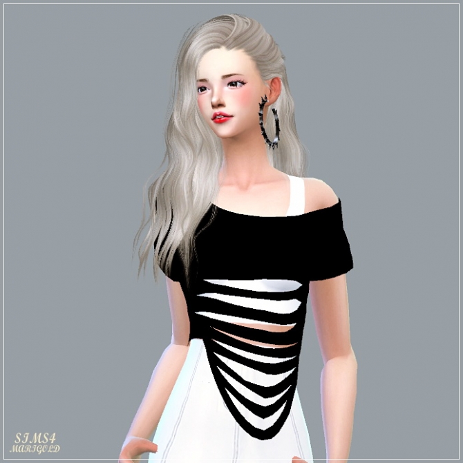 Destroyed Crop Top at Marigold » Sims 4 Updates