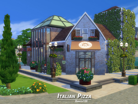 Italian Pizza restaurant by Danuta720 at TSR » Sims 4 Updates