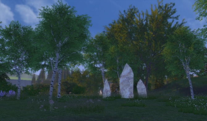Birch trees two non-default + one as default at Alf-si » Sims 4 Updates