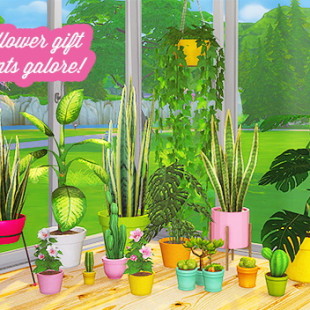 Potted plants conversions at MIO » Sims 4 Updates