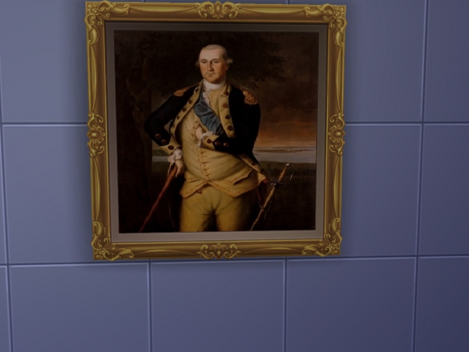 The American Presidents paintings by eyuri at Mod The Sims » Sims 4 Updates