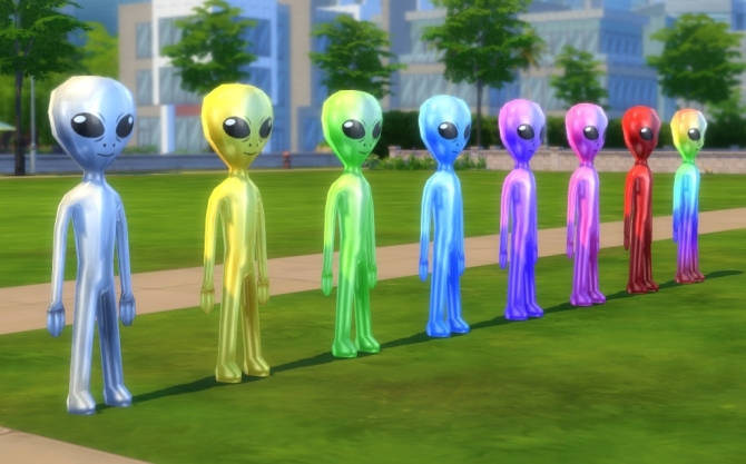 Inflatable Aliens by Astaroth600 at Mod The Sims » Sims 4 Updates