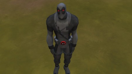 Deadpool Costume by G1G2 at SimsWorkshop » Sims 4 Updates