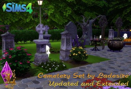 Cemetery Set Updated and Extended at Ladesire » Sims 4 Updates