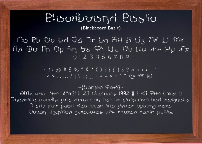 Simlish Handwriting Fonts Part 1 by Franzilla at Mod The Sims » Sims 4 ...