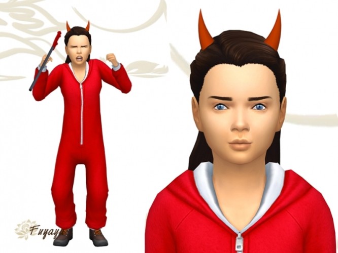 Little devil horns by Fuyaya at Sims Artists » Sims 4 Updates