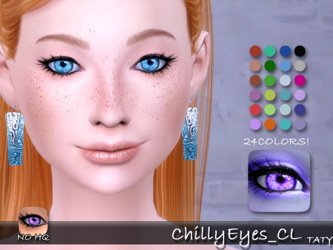 Chilly Eyes CL by Taty86 at SimsWorkshop » Sims 4 Updates