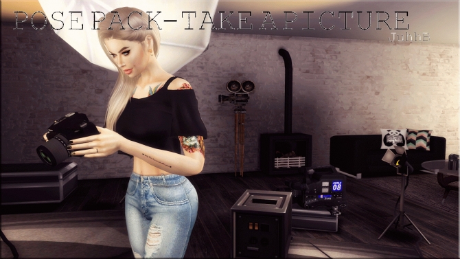 Camera Nikon ACC + POSE PACK at Victor Miguel » Sims 4 Updates