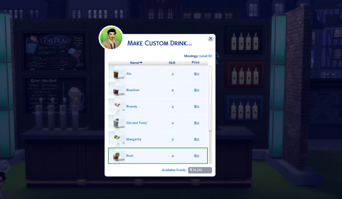 Custom Drink Interactions by TheFoodGroup at Mod The Sims » Sims 4 Updates