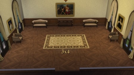 Rectangular Classic Rugs by TheJim07 at Mod The Sims » Sims 4 Updates