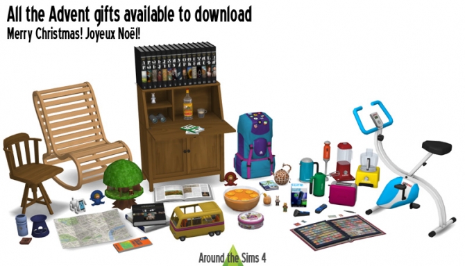 Advent calendar gifts at Around the Sims 4 » Sims 4 Updates